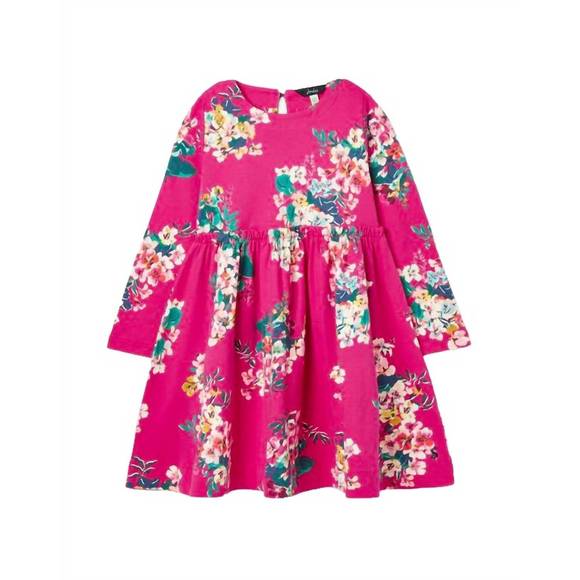 Joules | Dresses | New Joules Floral Long Sleeve Jersey Dress In ...